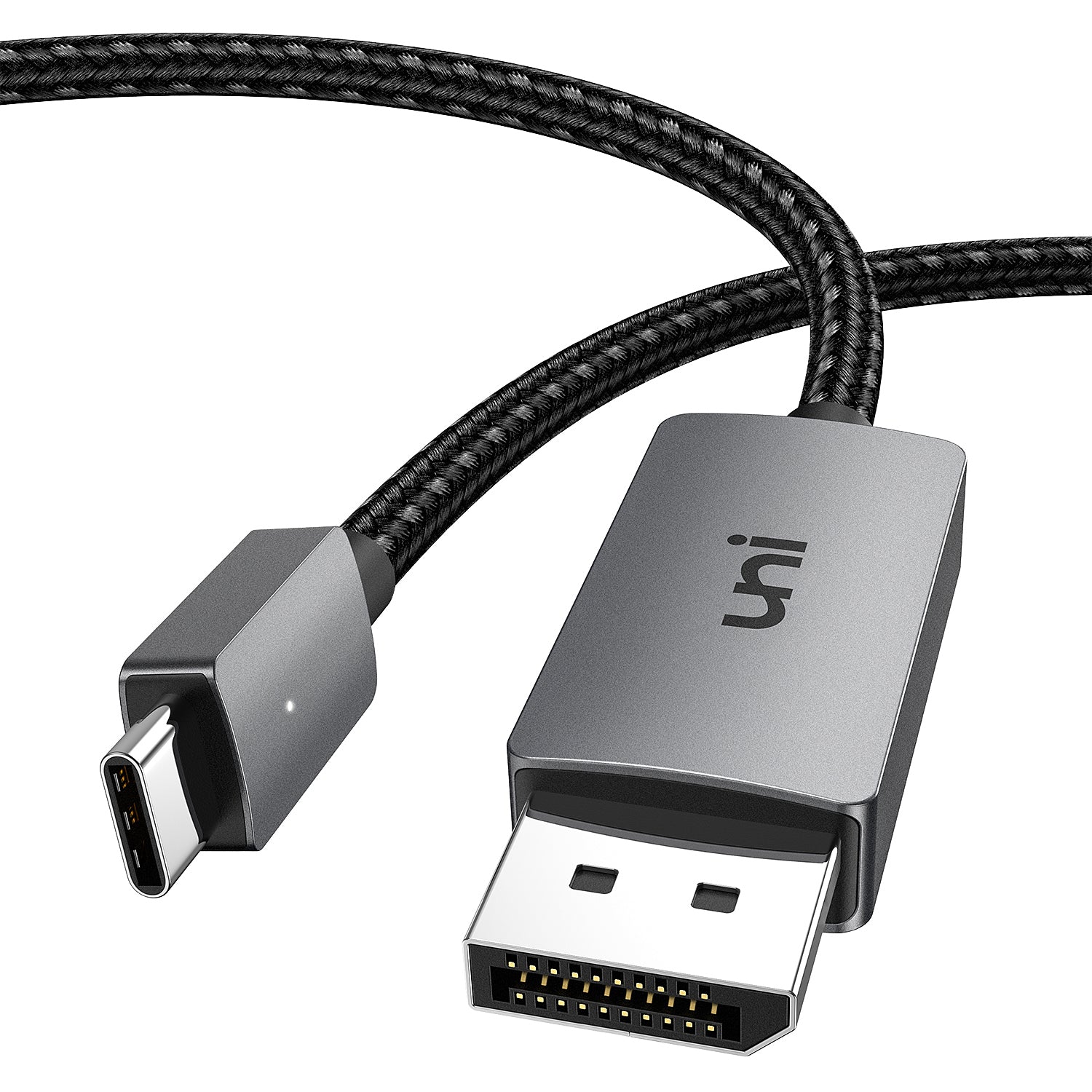 USB C to DisplayPort Cable, 8K 60Hz, Quality Gaming DP Cable | uni®
