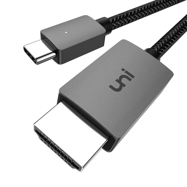 HDMI to USB C Cable, 4K@30Hz USB C to HDMI 4K Cable, Aluminum | uni®