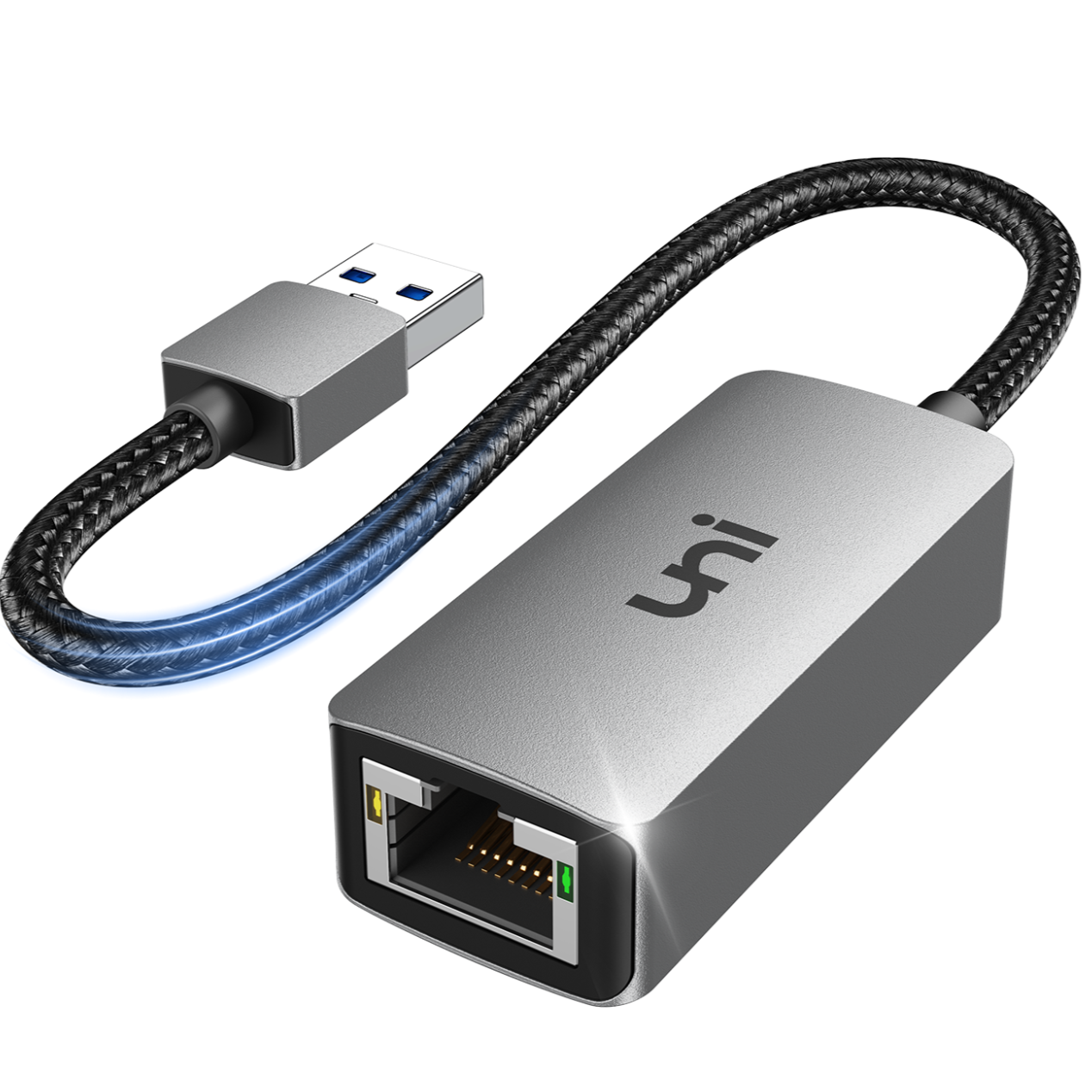 USB to Ethernet Adapter Gigabit LAN Network/ RJ45 Adaptor CAT6 | uni®